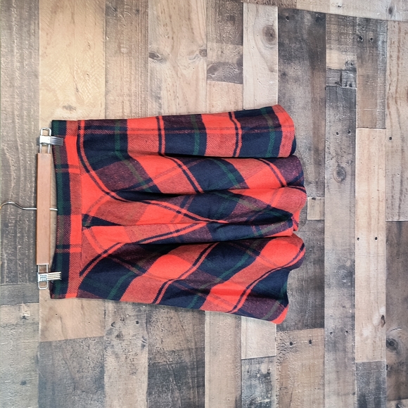 Tanming | Skirts | Nwt Academy Goth Punk Rock Skater Plaid Flannel ...